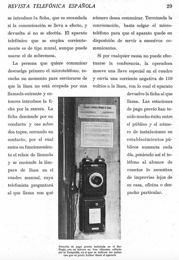 Los Teléfonos de Pago Previo | Historias de la Telefonía en España